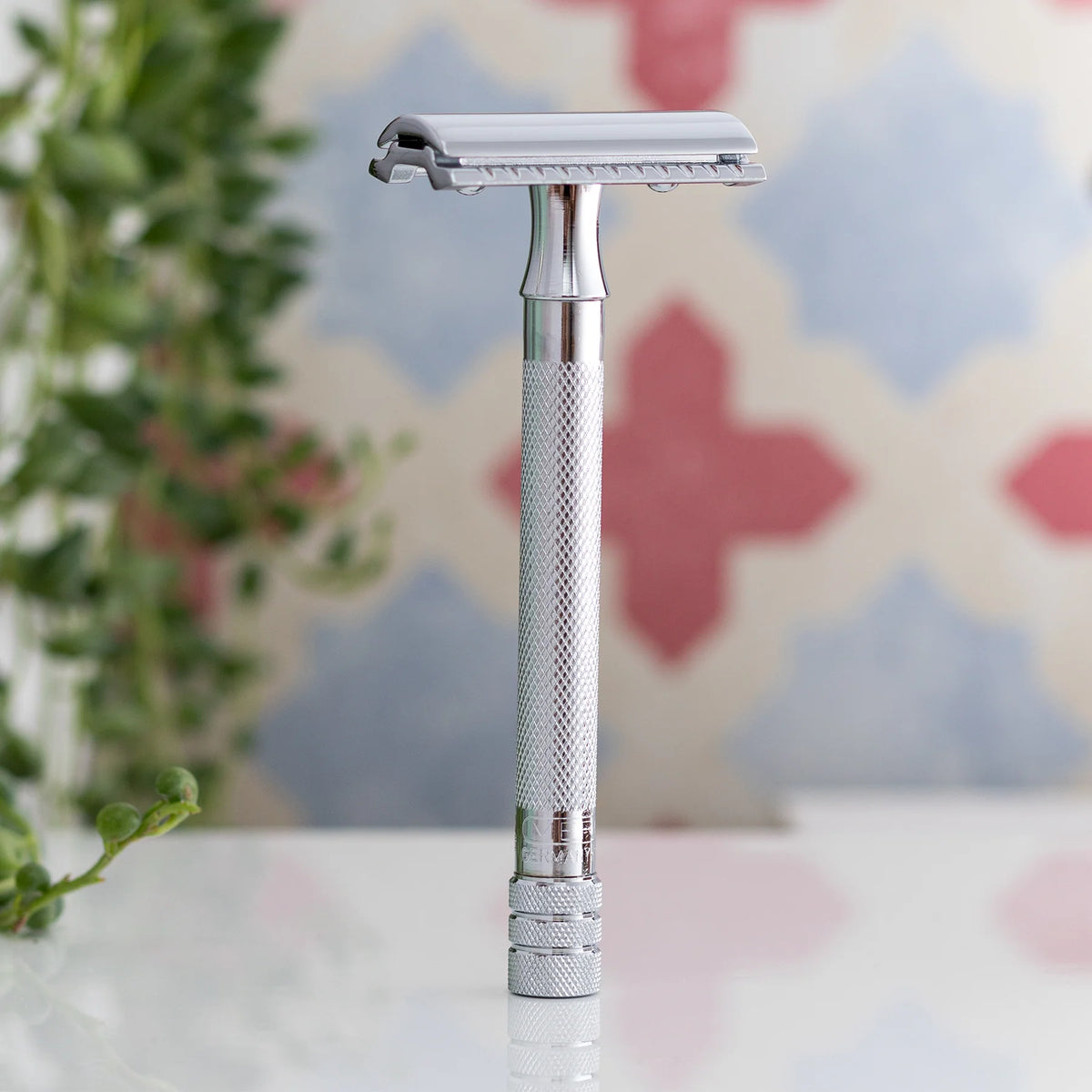 Merkur 23C Double Edge Safety Razor, Extra Long Handle – Bartigan & Stark